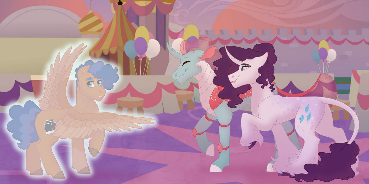 #3034050 - safe, artist:itstechtock, ocellus, rarity, oc, oc:shutterbug ...