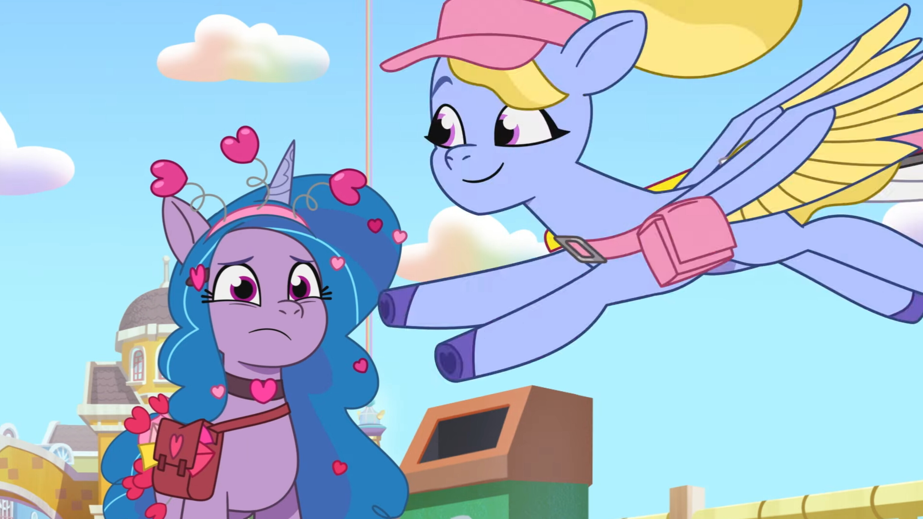 #3034407 - safe, screencap, fifi (g5), izzy moonbow, pegasus, pony ...