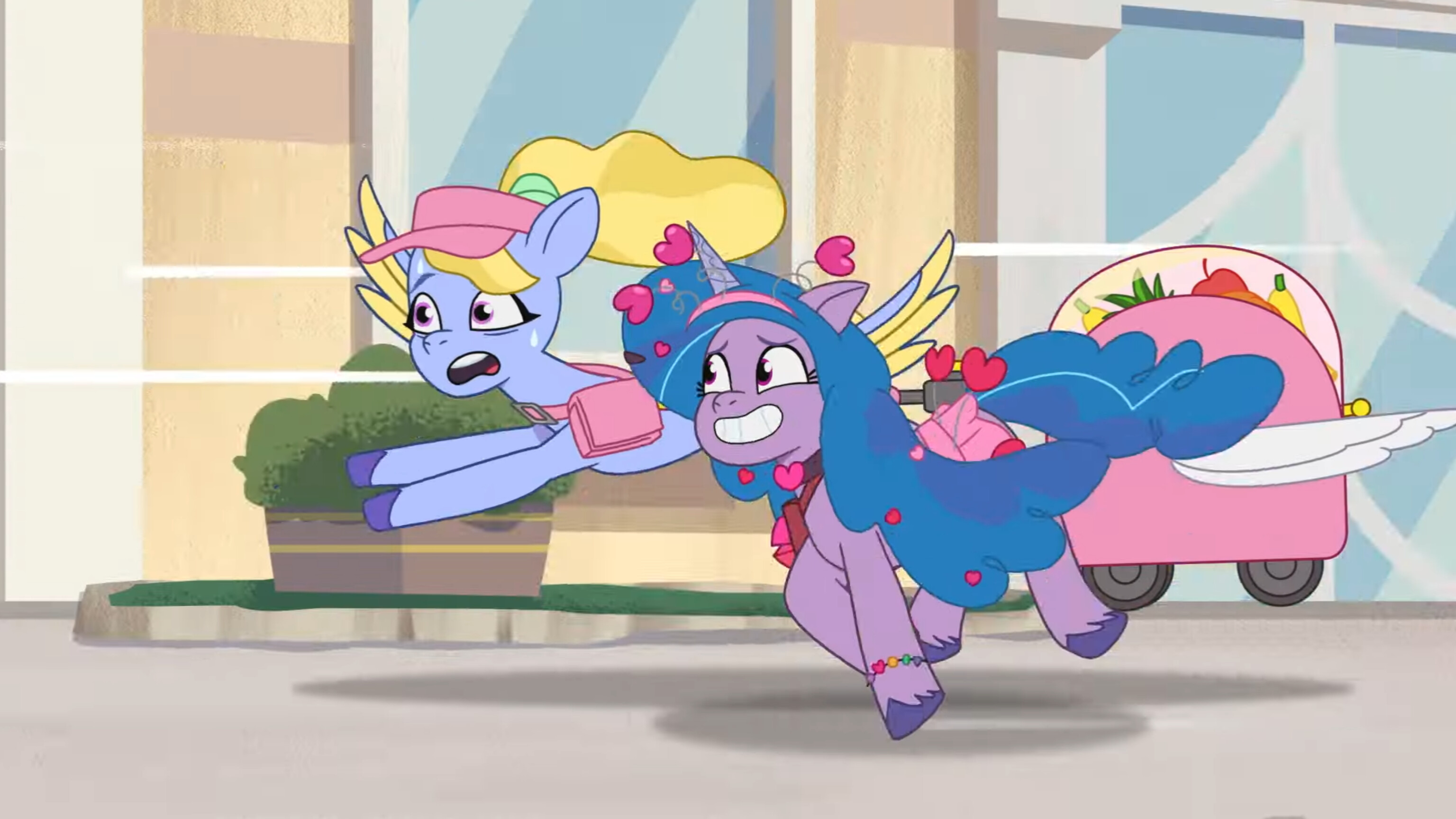 #3034413 - safe, screencap, fifi (g5), izzy moonbow, pegasus, pony ...