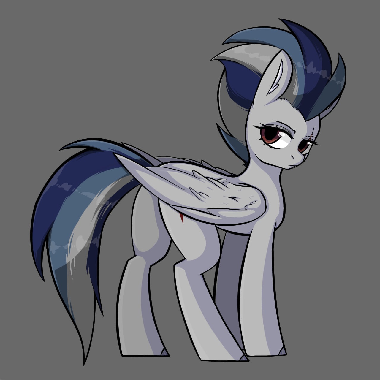 #3035712 - safe, artist:iggigvin69, oc, oc only, oc:red lightning, pegasus, pony, fallout ...