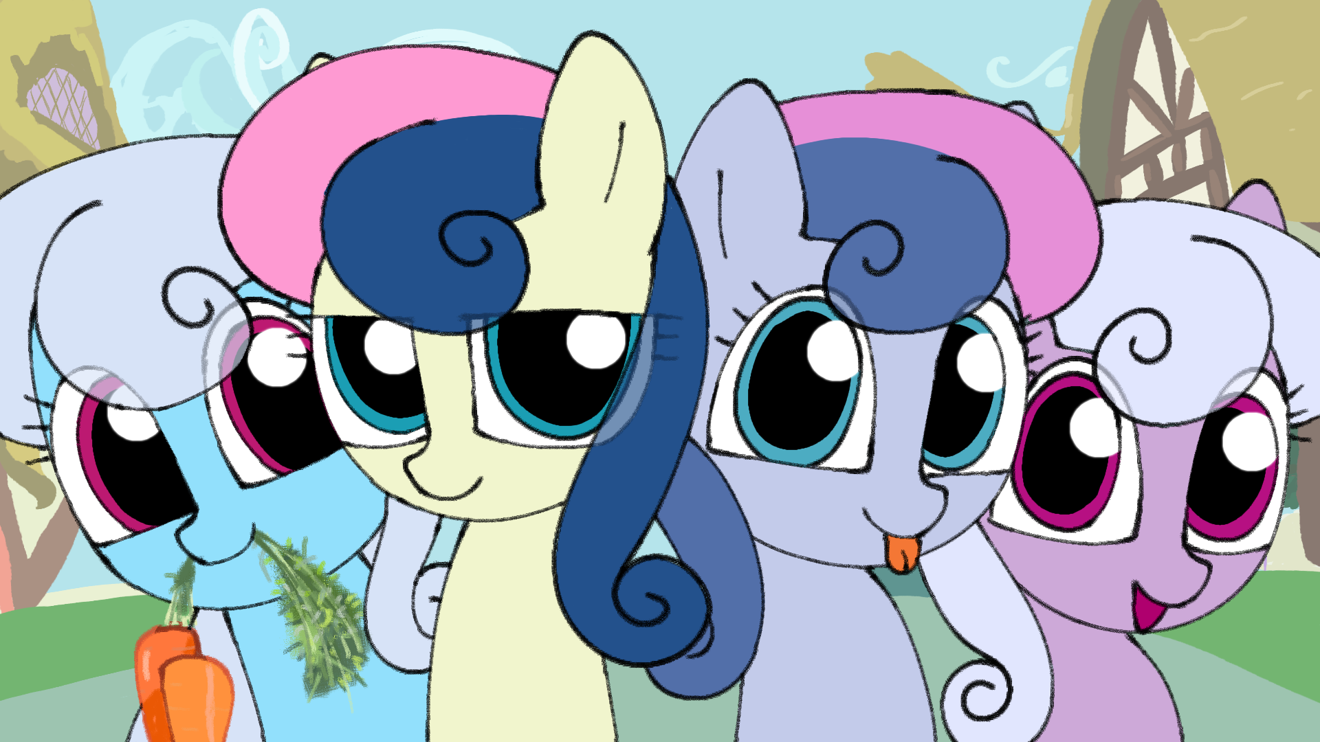 Bon Bon's gang ~ omelettepony : r/mylittlepony