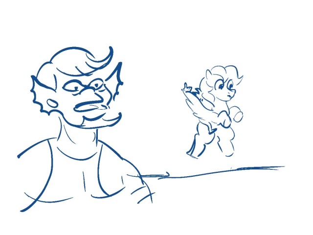 #3037050 - safe, artist:horsewizardart, andrew, mermaid, merman ...