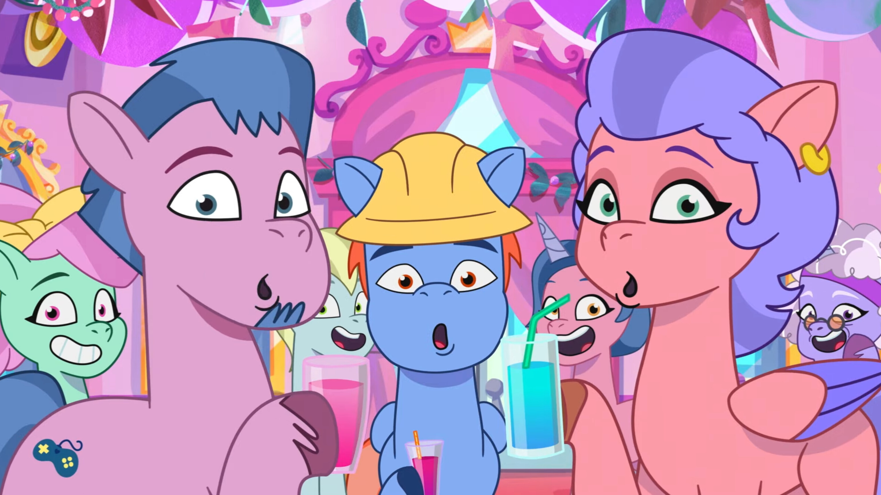 #3021409 - safe, screencap, cherry flyaway, minty skylark, philly, plum ...