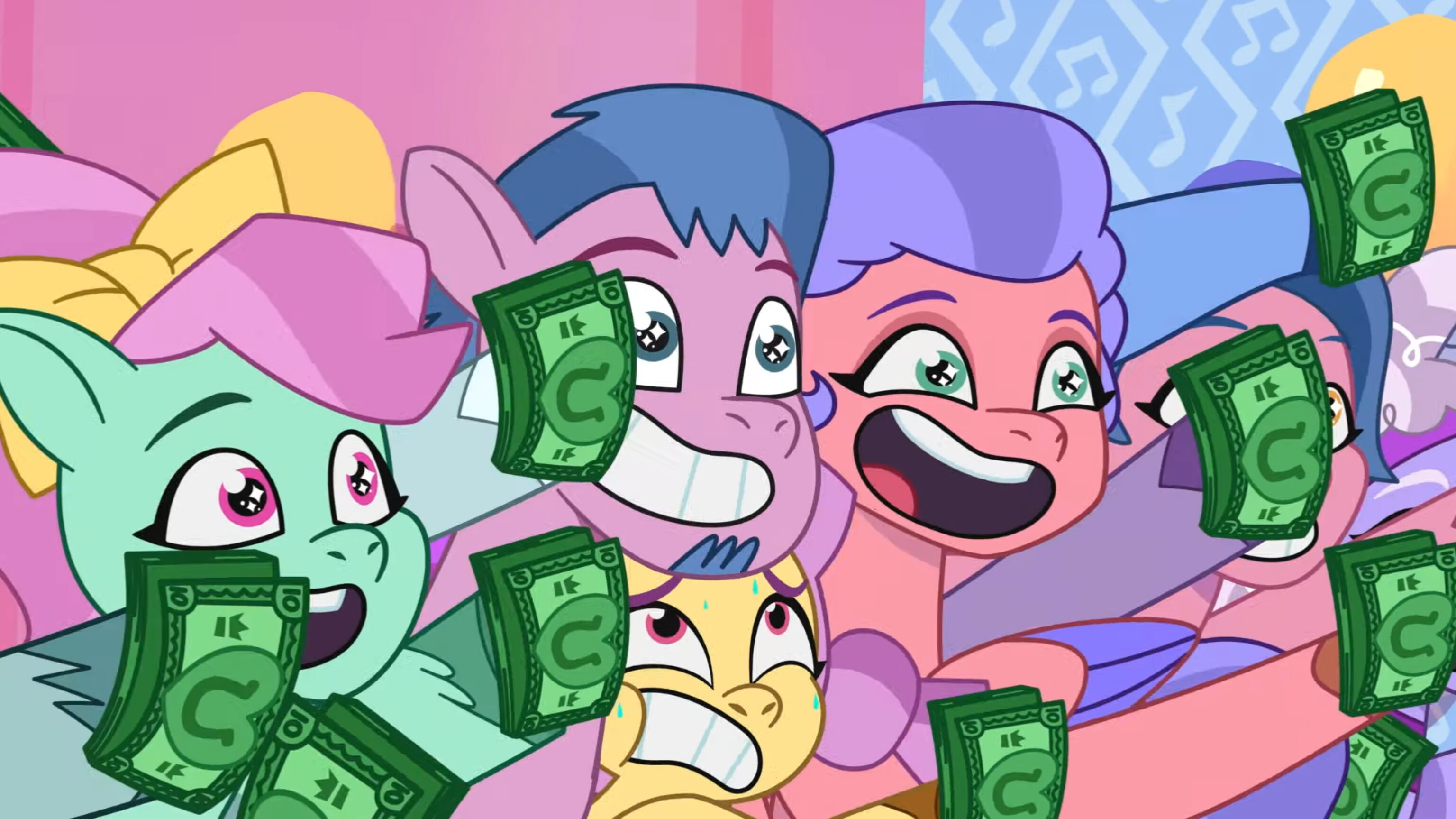 #3021417 - safe, screencap, cherry flyaway, cherry prancer, elderberry ...