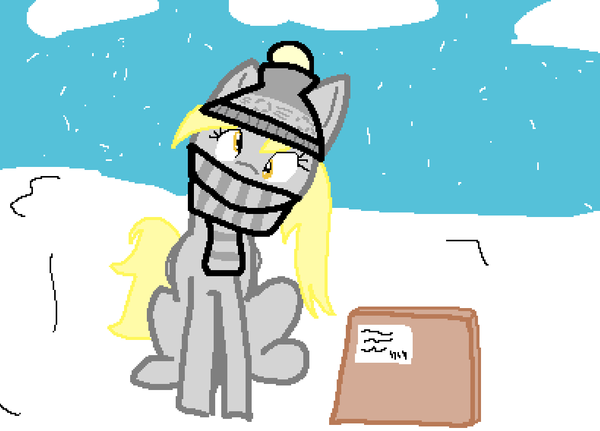 #3021820 - safe, artist:milliemuffins, derpy hooves, pegasus, pony, g4 ...