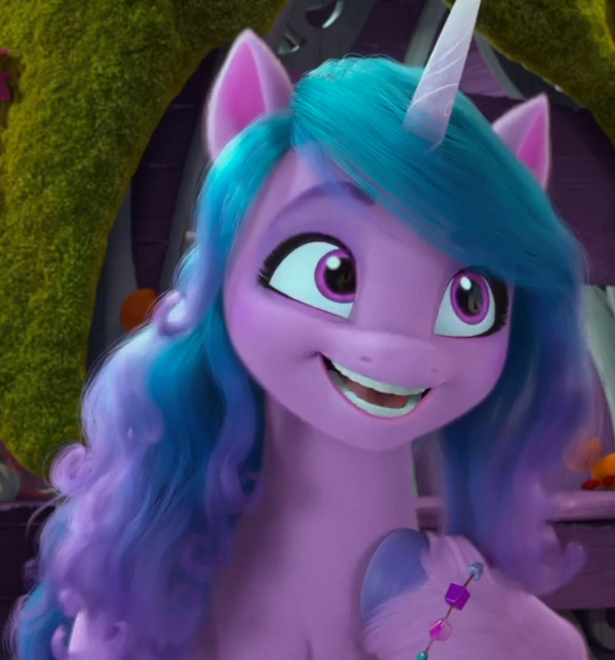 #3210673 - safe, screencap, izzy moonbow, pony, unicorn, family trees ...