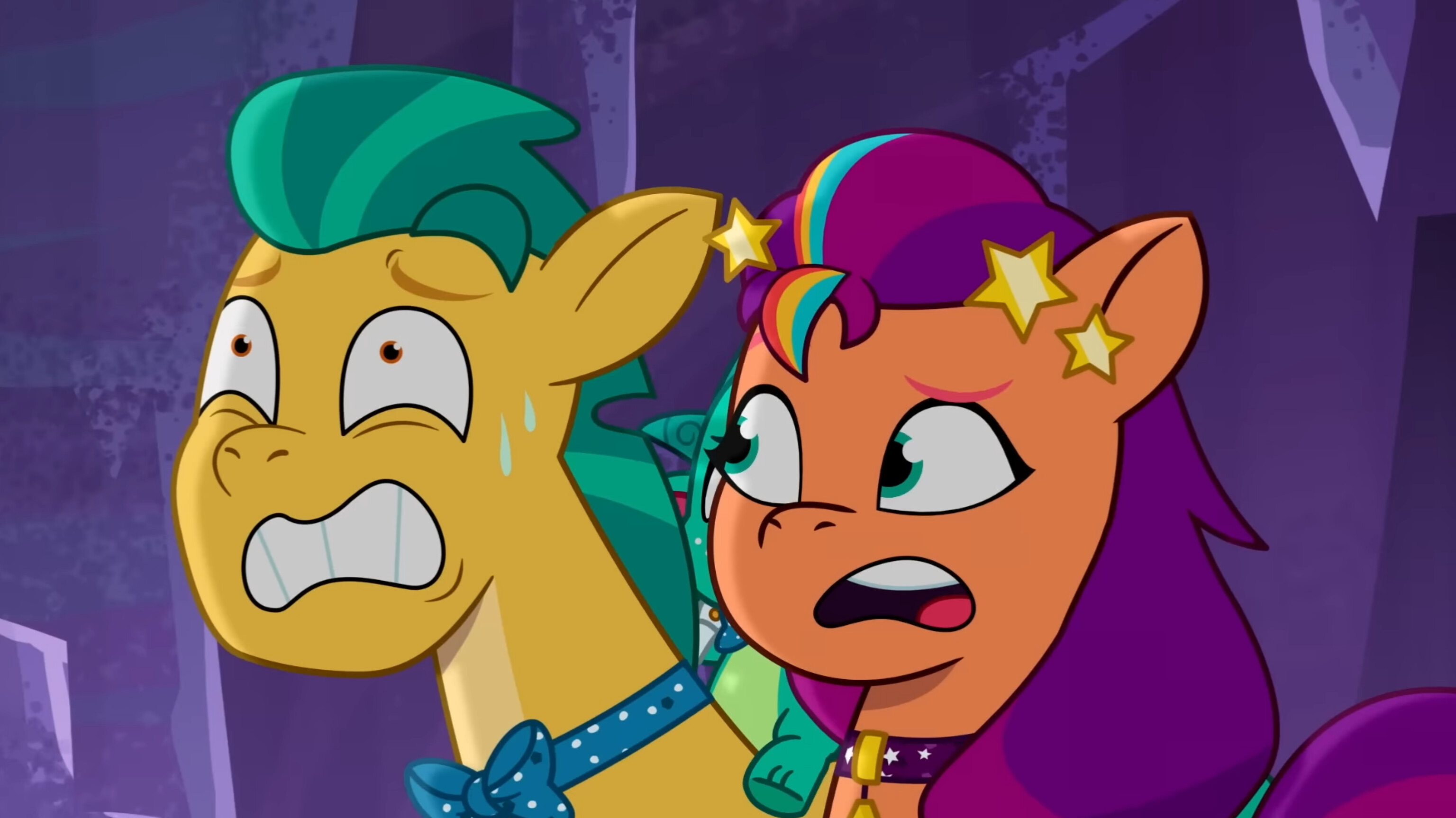 #3218574 - safe, screencap, hitch trailblazer, sparky sparkeroni, sunny ...