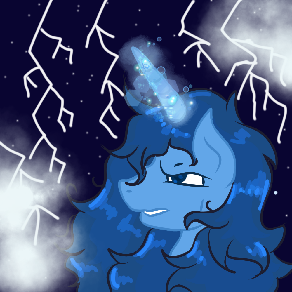 #3218869 - artist needed, source needed, safe, oc, oc only, oc:blue thunder, alicorn, lightning ...