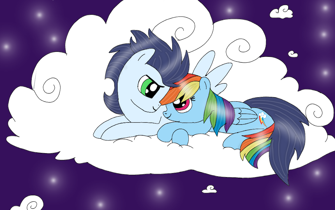 #3221527 - safe, artist:dasher666, artist:rapidskies, edit, rainbow ...