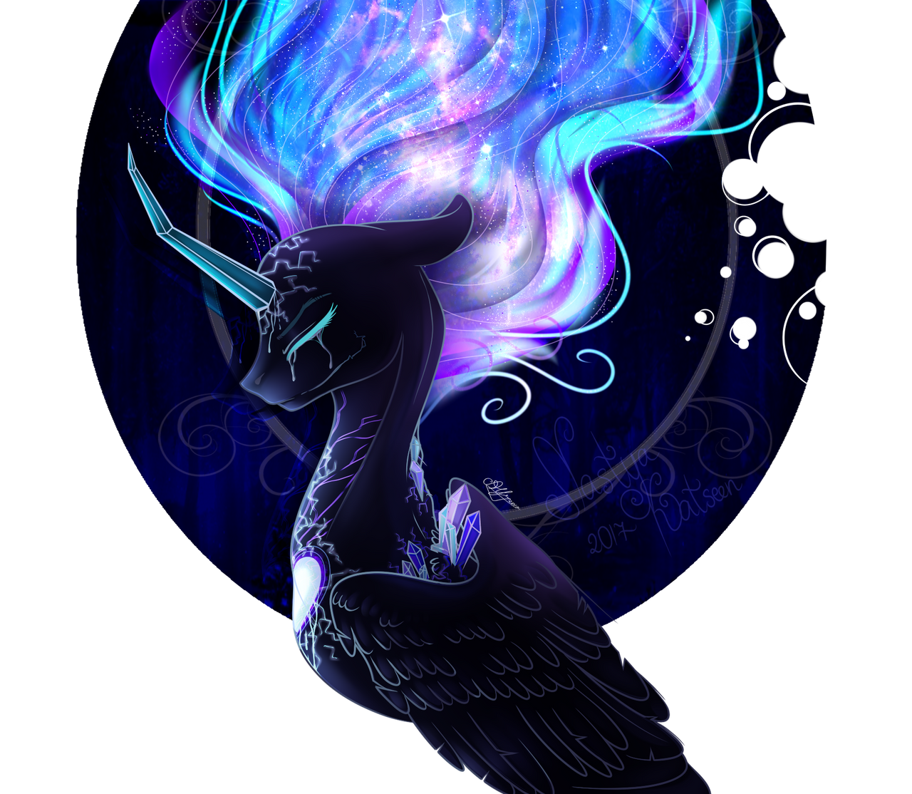 #3222746 - safe, artist:she-nightmare, nightmare moon, alicorn, pony ...