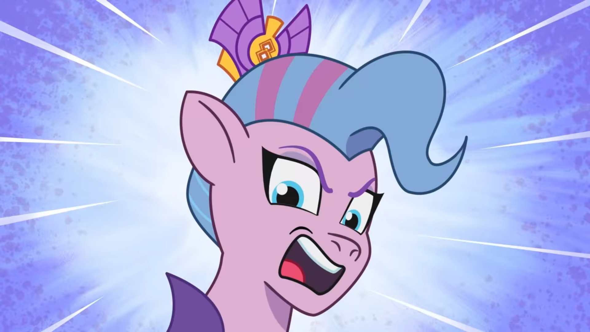 #3210894 - safe, screencap, queen haven, pegasus, pony, g5, my little ...