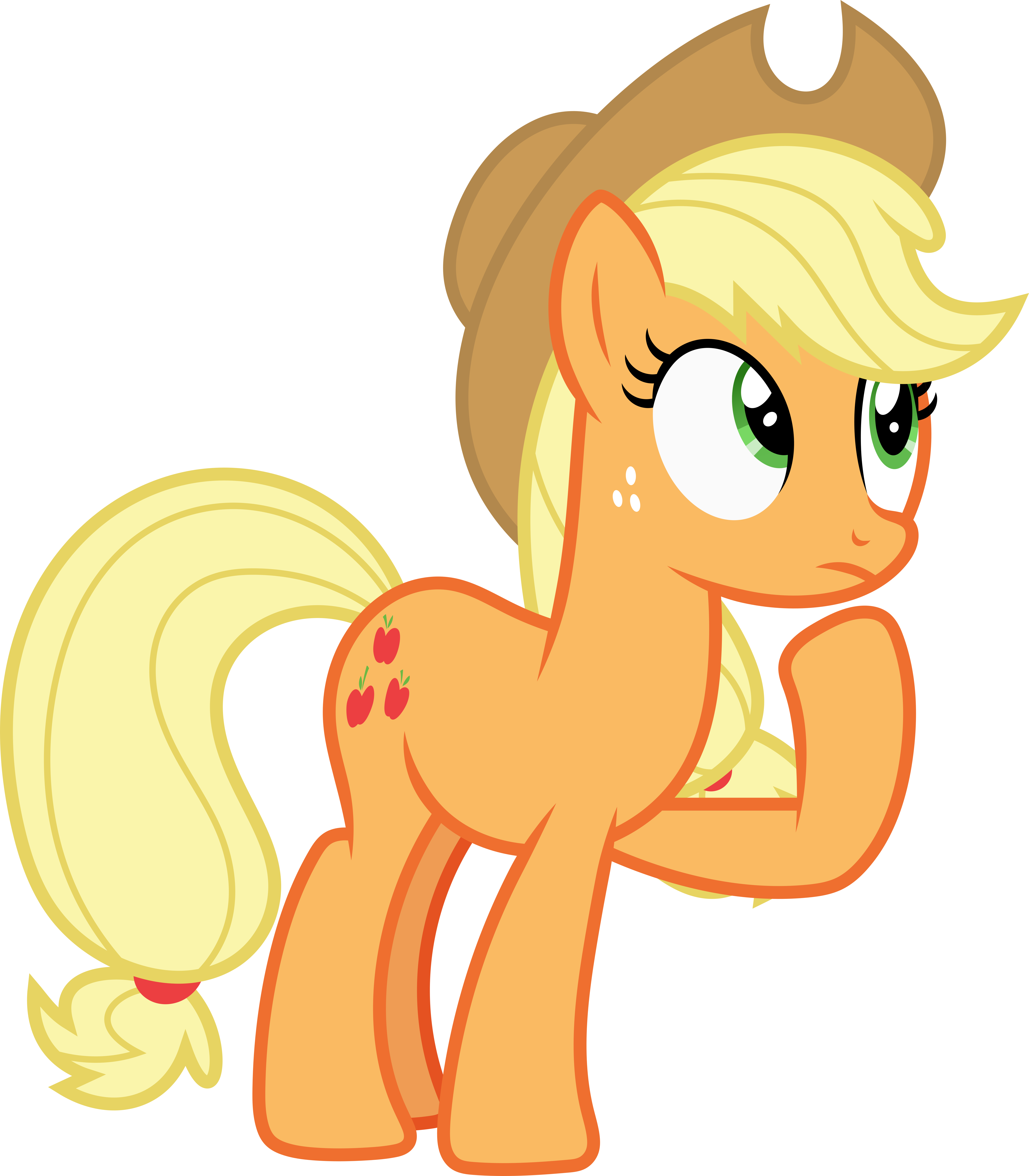 #3223281 - safe, artist:starryshineviolet, applejack, earth pony, pony ...