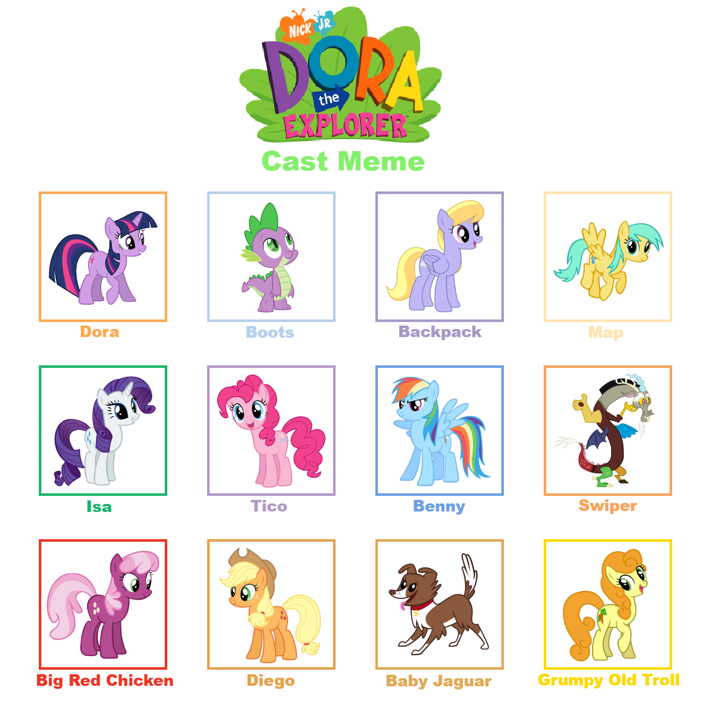 #3223369 - safe, artist:php9001, edit, applejack, carrot top, cheerilee ...