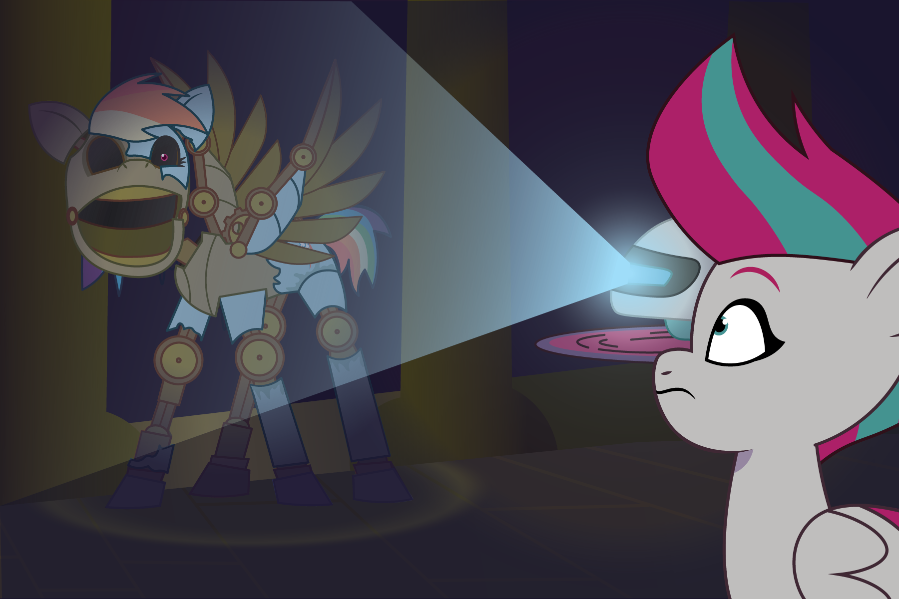 #3223692 - semi-grimdark, artist:prixy05, edit, rainbow dash, zipp ...