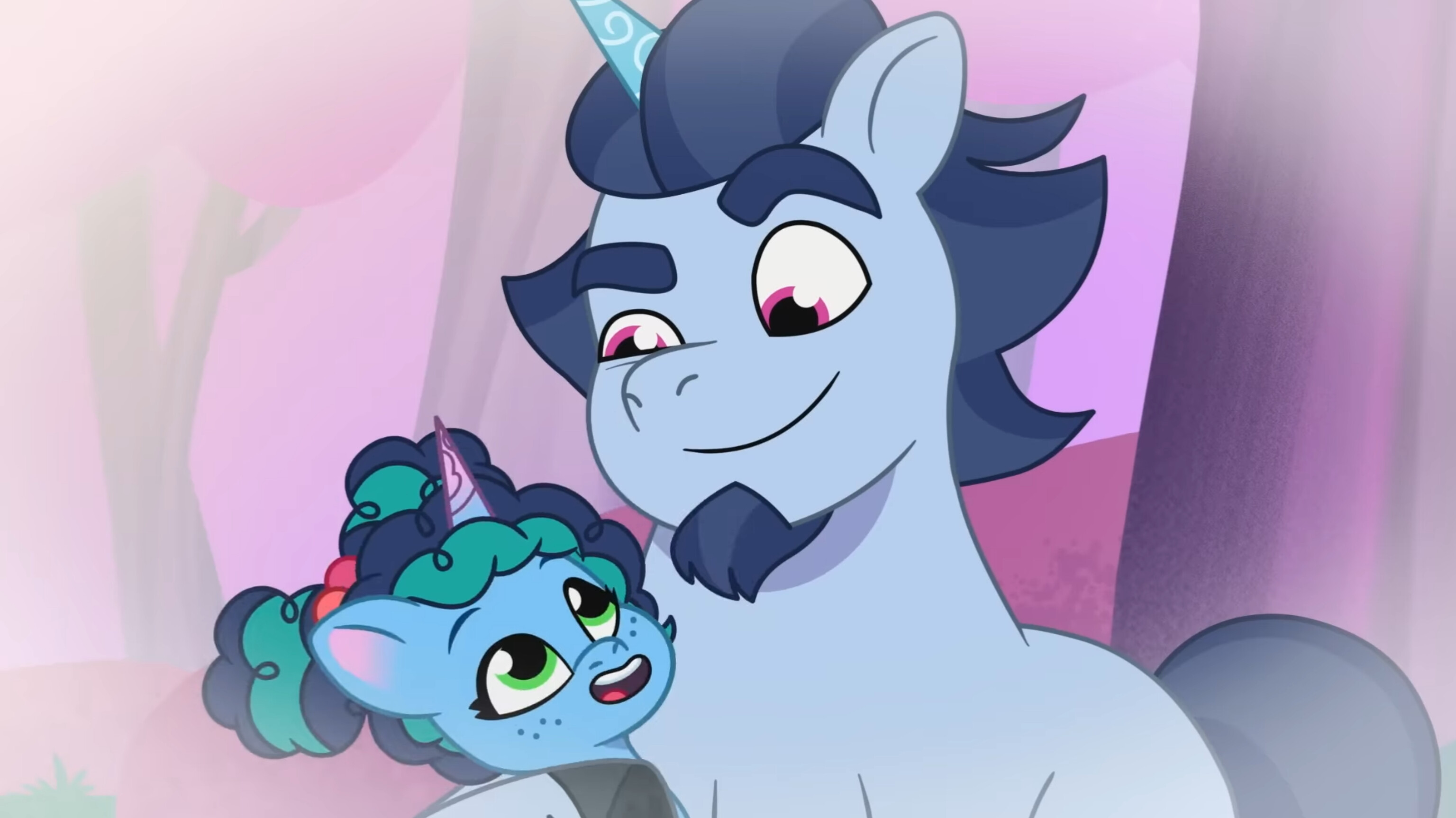 #3228888 - safe, screencap, alphabittle blossomforth, misty brightdawn, pony, unicorn, g5, my ...