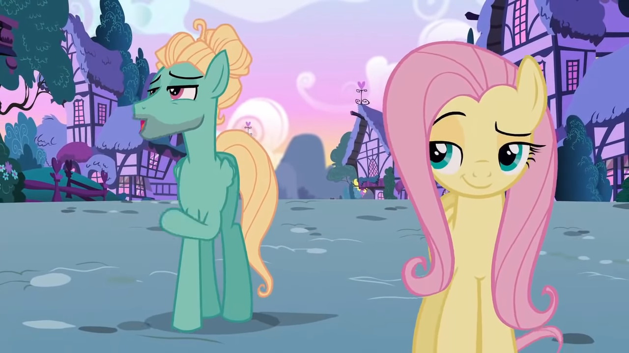 #3211523 - safe, screencap, fluttershy, zephyr breeze, pegasus, pony ...