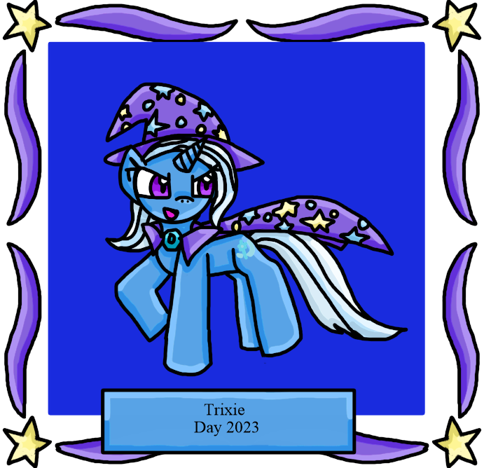 #3230034 - safe, artist:surge-64, trixie, cape, clothes, hat, trixie ...