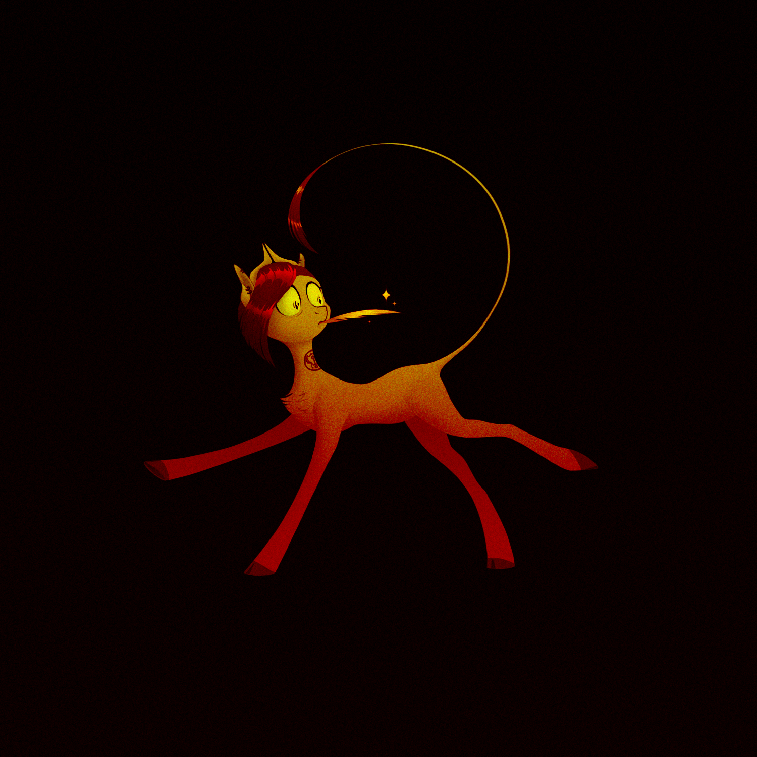 #3215145 - safe, artist:jehr, oc, oc only, demon, demon pony, earth ...