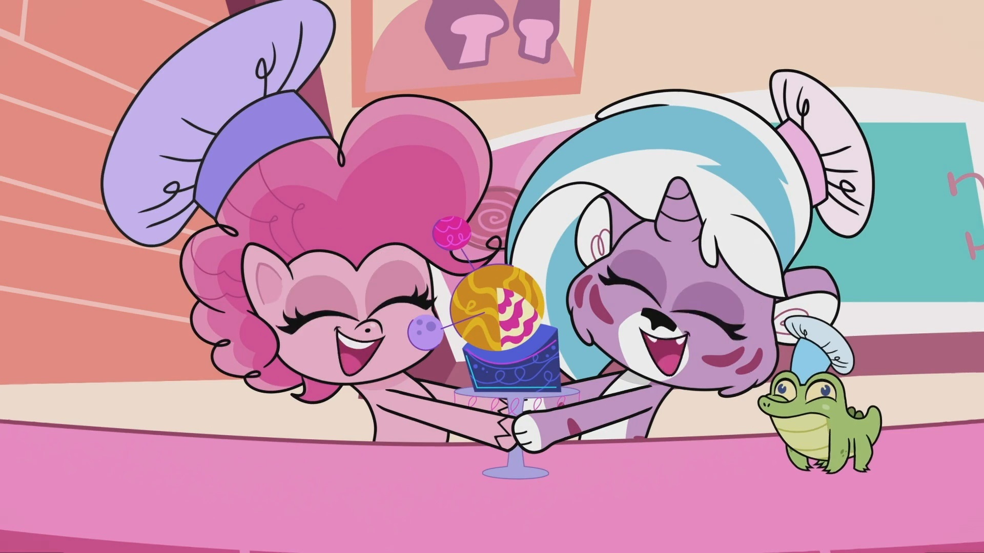 #3238720 - safe, screencap, gummy, lightning chill, pinkie pie ...