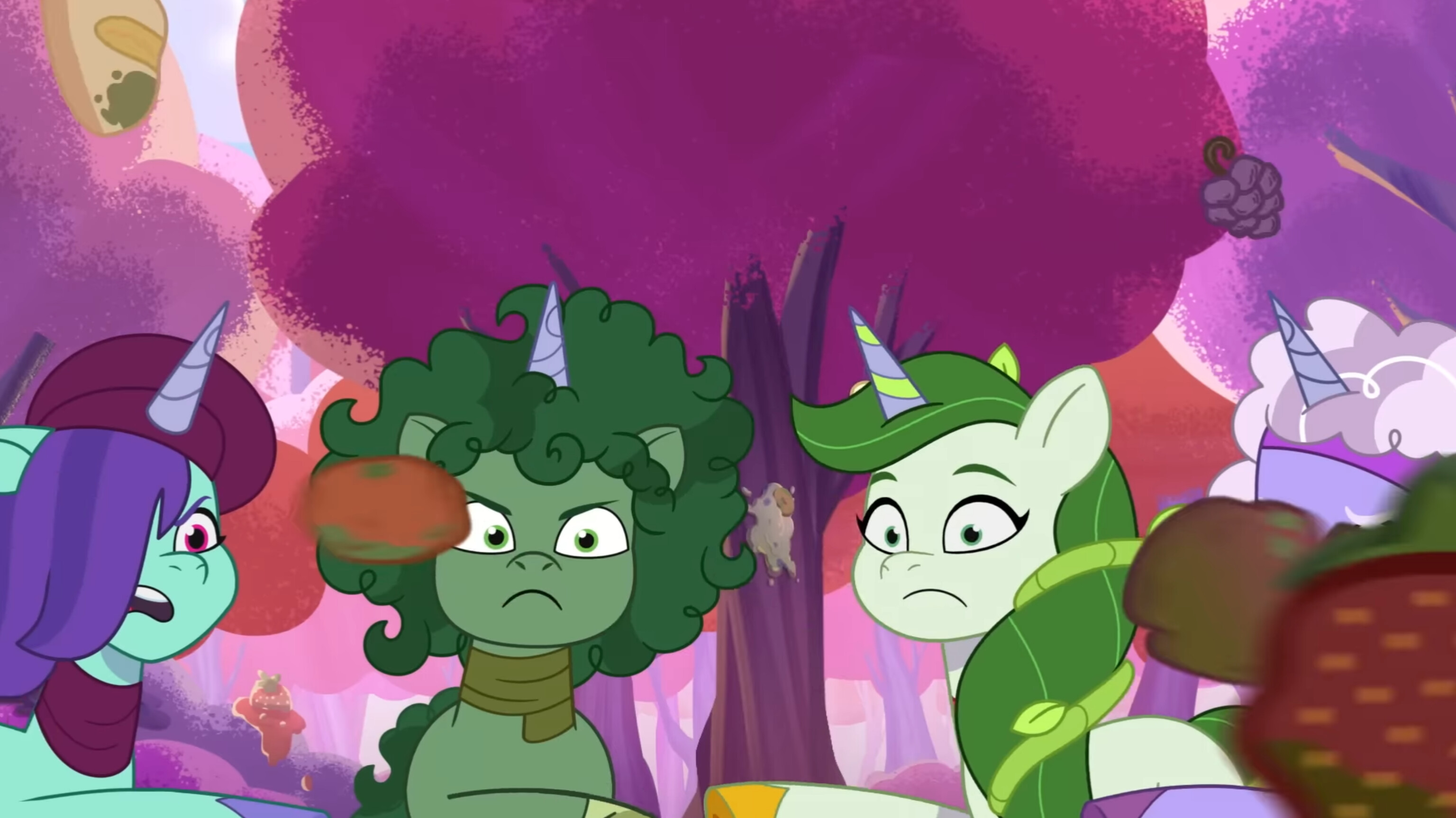 #3239520 - safe, screencap, dapple, elderberry blossom, onyx, 莉芙, pony ...