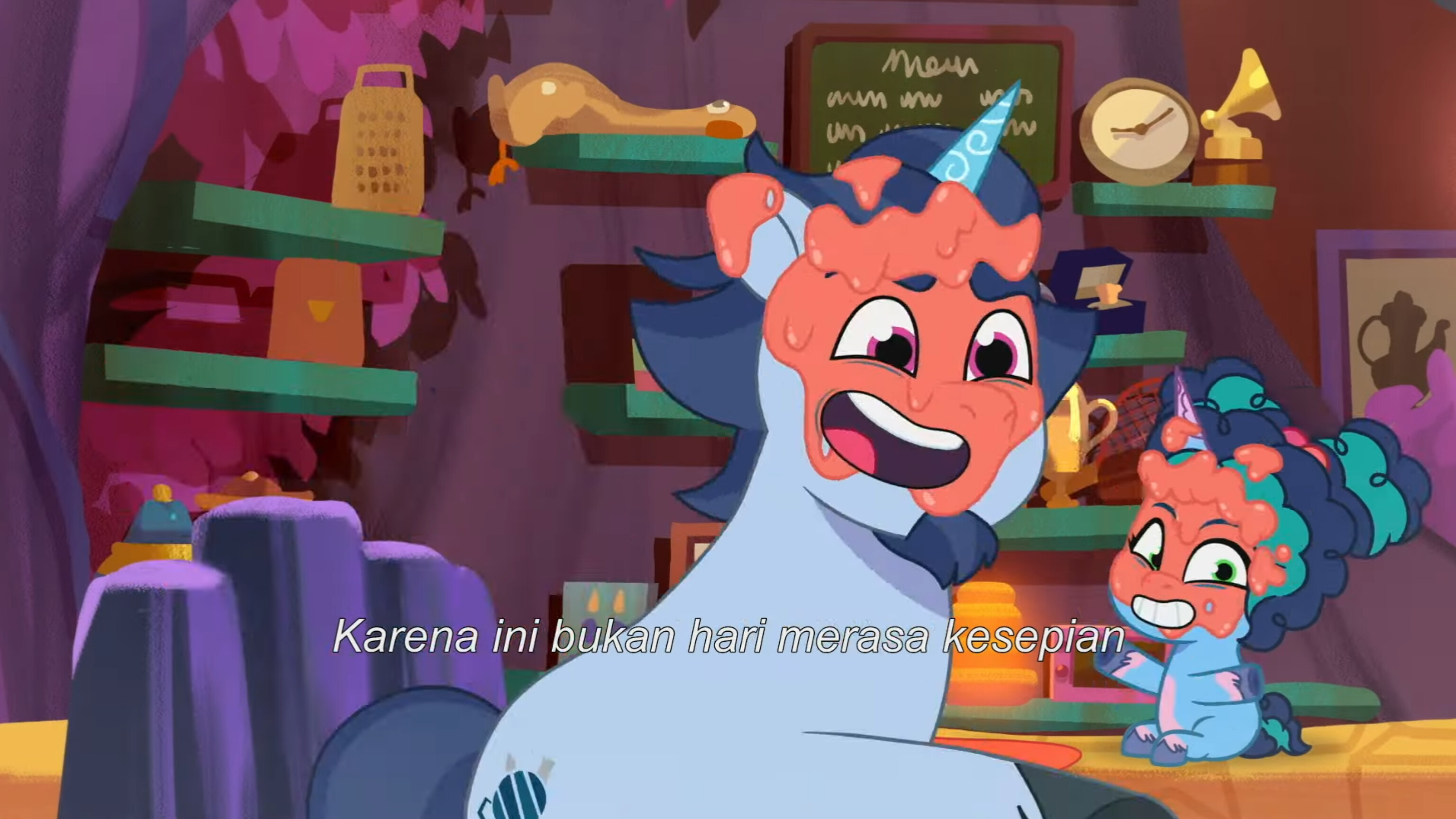 #3241581 - safe, screencap, alphabittle blossomforth, misty brightdawn, pony, unicorn, friday ...