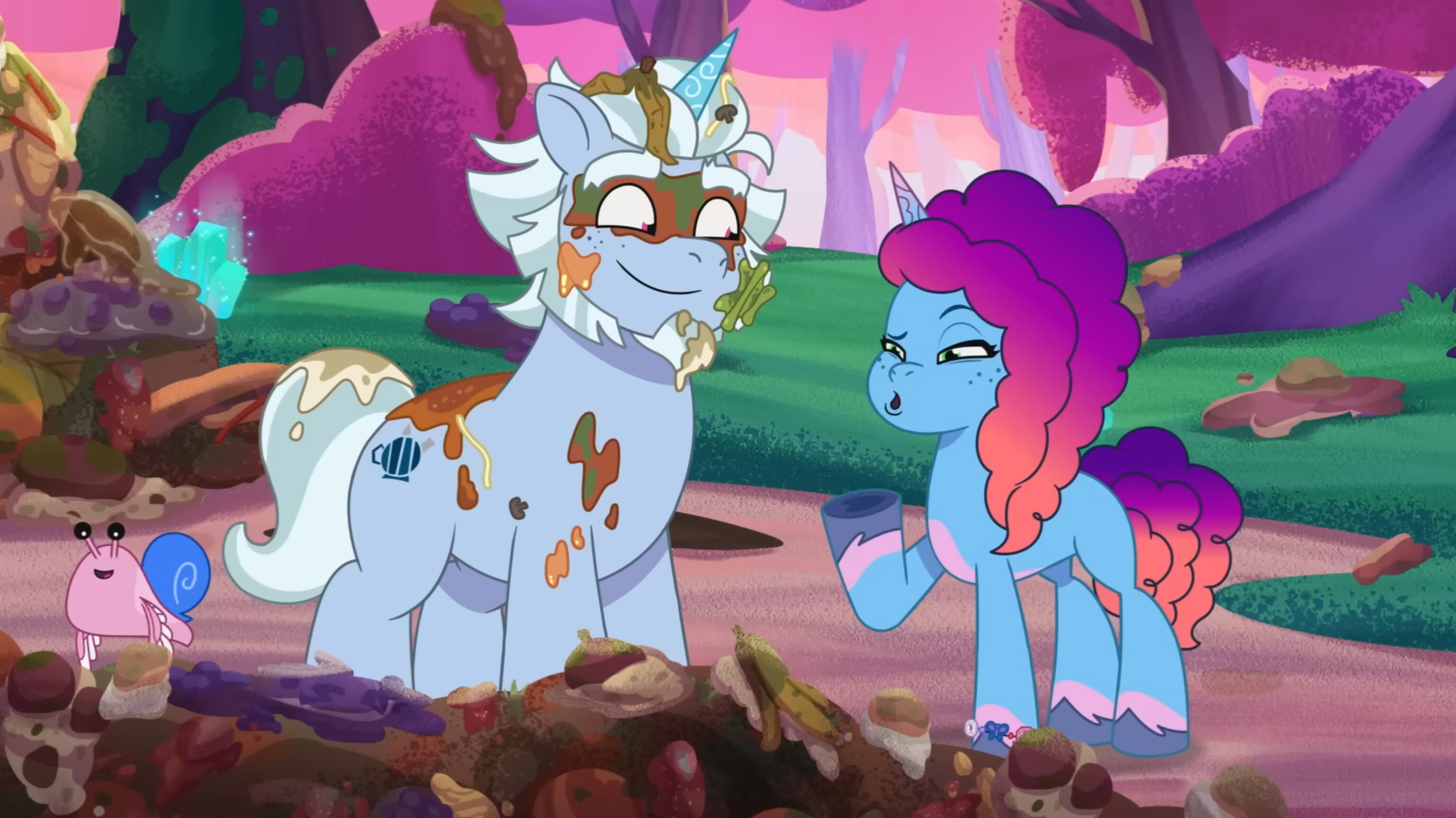 #3241963 - safe, screencap, alphabittle blossomforth, misty brightdawn ...