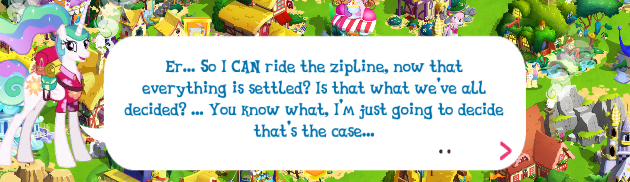 #3242105 - safe, gameloft, fluttershy, princess celestia, rarity ...