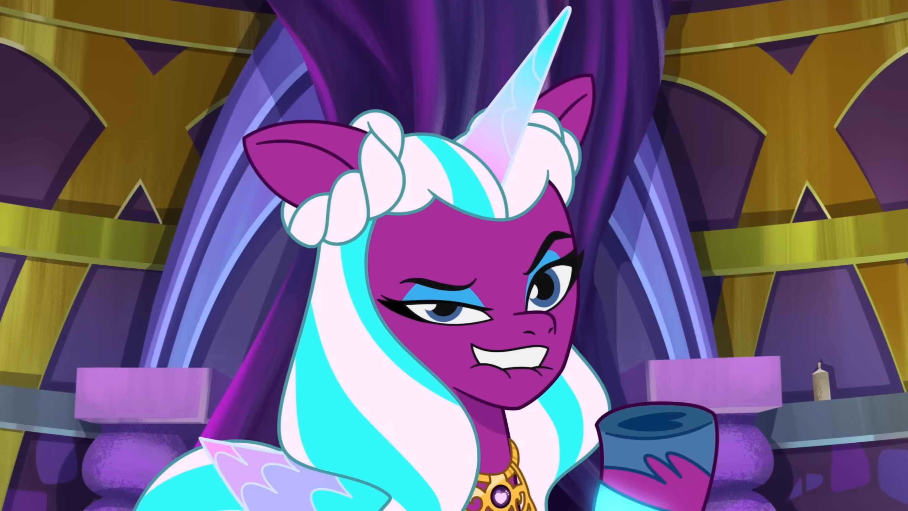 #3242768 - safe, screencap, opaline arcana, alicorn, pony, g5, my ...