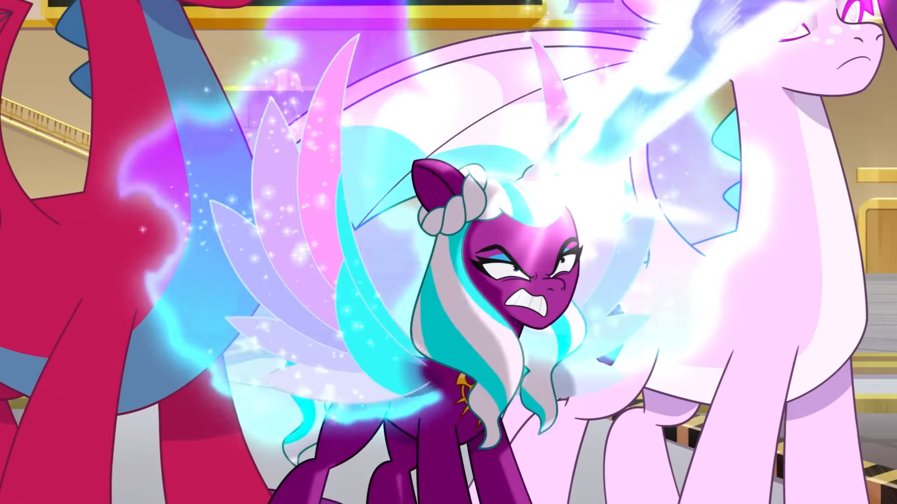 #3243182 - safe, screencap, jade (g5), lava (g5), opaline arcana ...