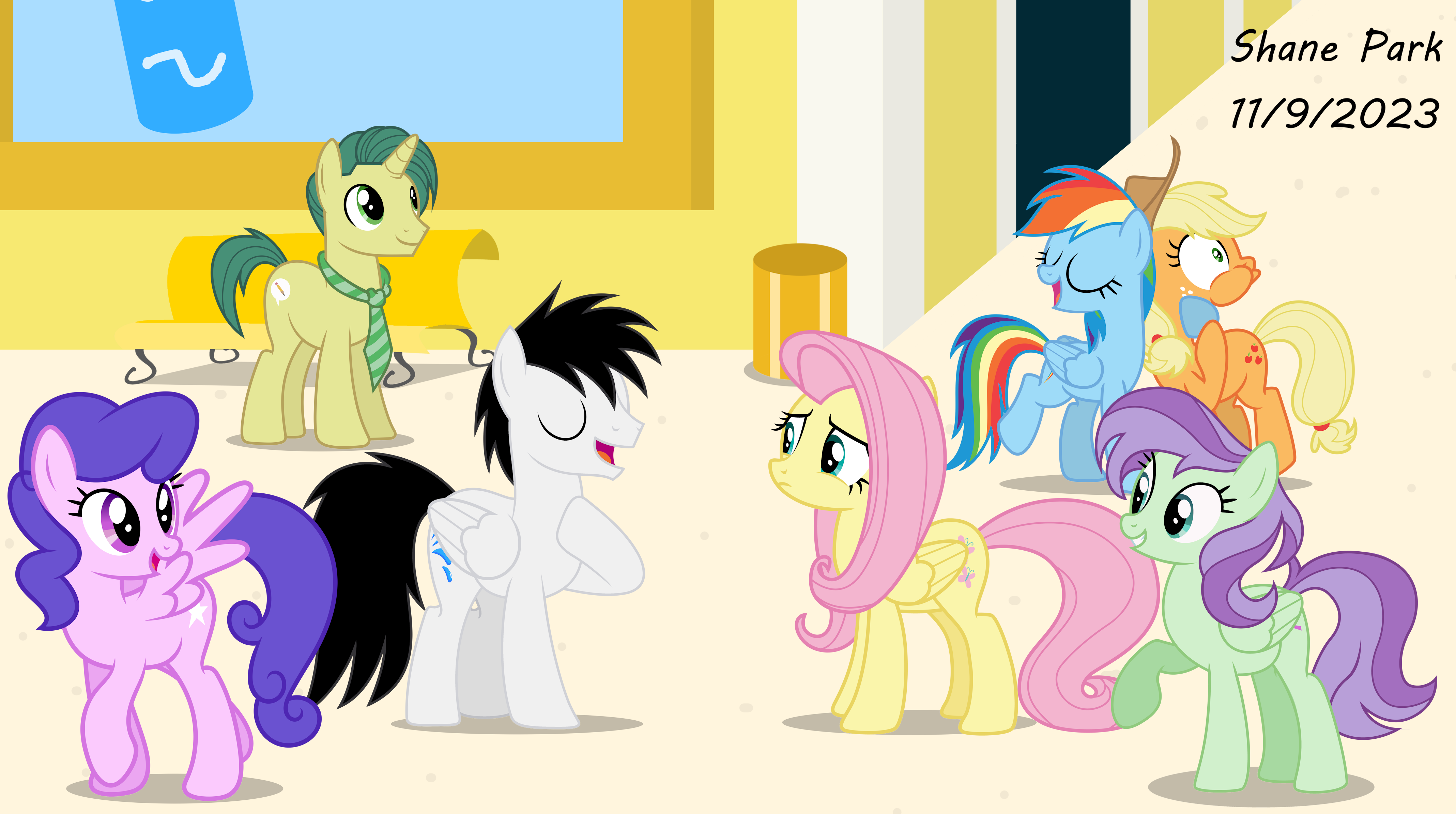 #3243590 - safe, artist:creedyboy124, applejack, dandy dispatch ...