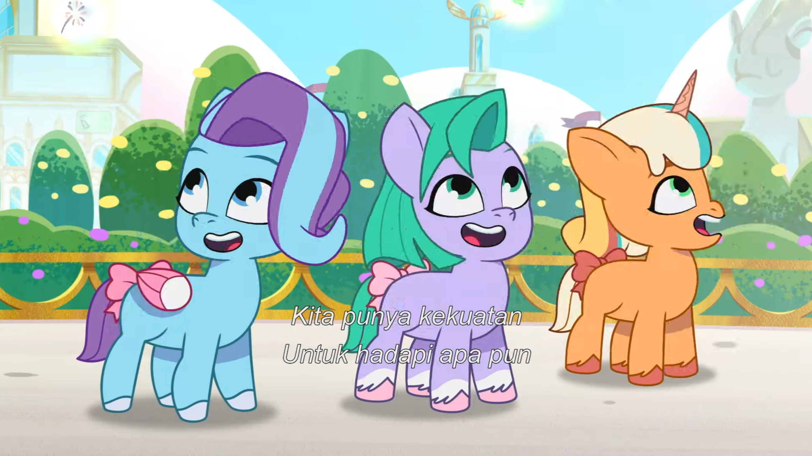 #3243845 - safe, screencap, glory (g5), peach fizz, seashell (g5 ...