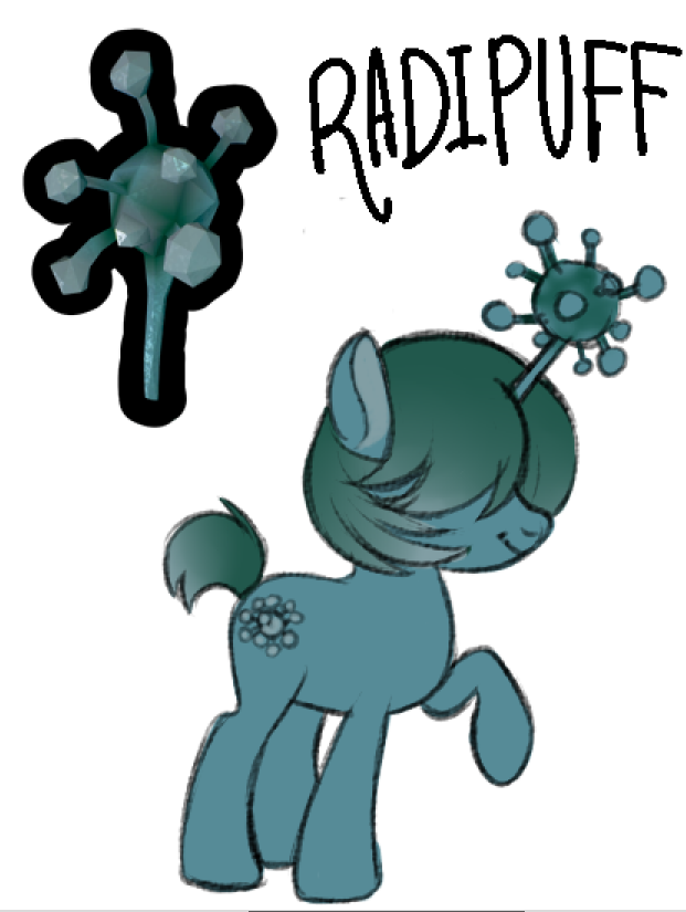 #3244090 - safe, artist:wtfponytime, oc, oc only, oc:radipuff, alien ...