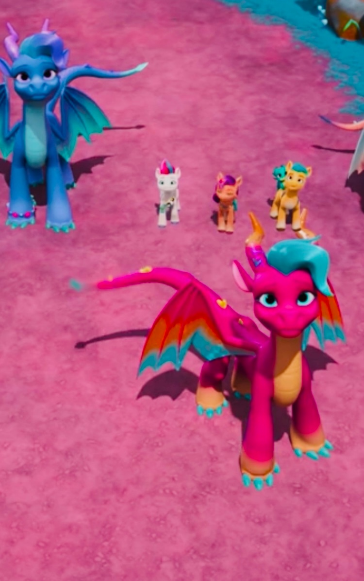 #3245000 - safe, screencap, blaize skysong, fountain (g5), hitch trailblazer, sparky sparkeroni ...