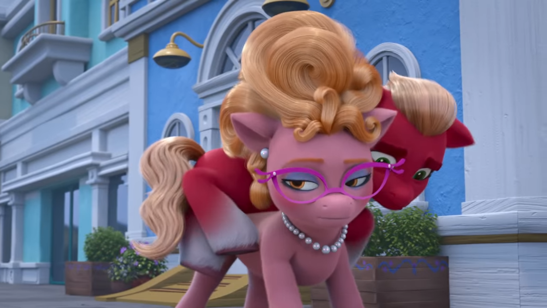 #3246436 - safe, screencap, phyllis cloverleaf, sprout cloverleaf, earth pony, pony, g5, my ...