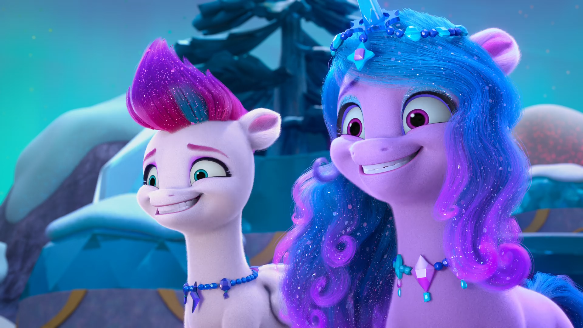 #3246526 - safe, screencap, izzy moonbow, zipp storm, pegasus, pony ...