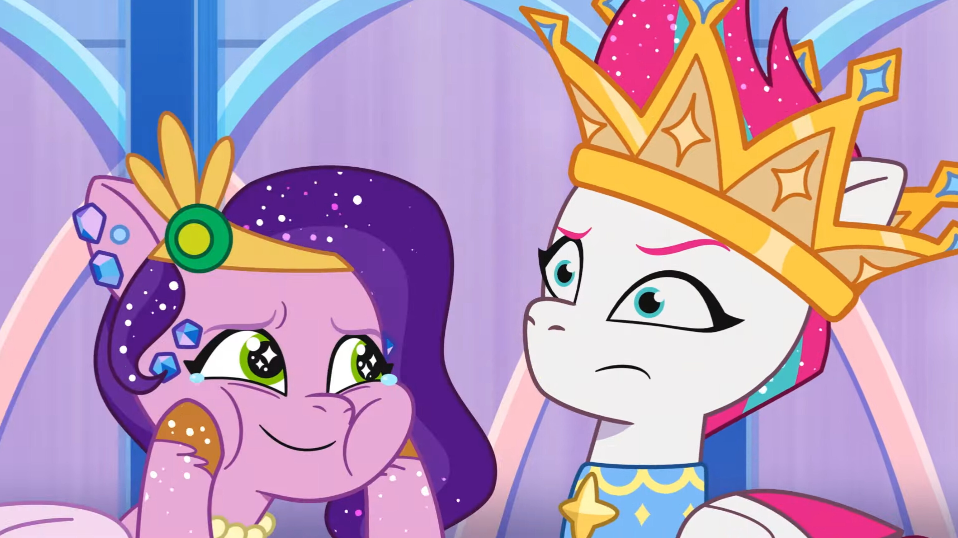 #3247378 - safe, screencap, pipp petals, zipp storm, pegasus, pony, crystal ball (episode), g5 ...