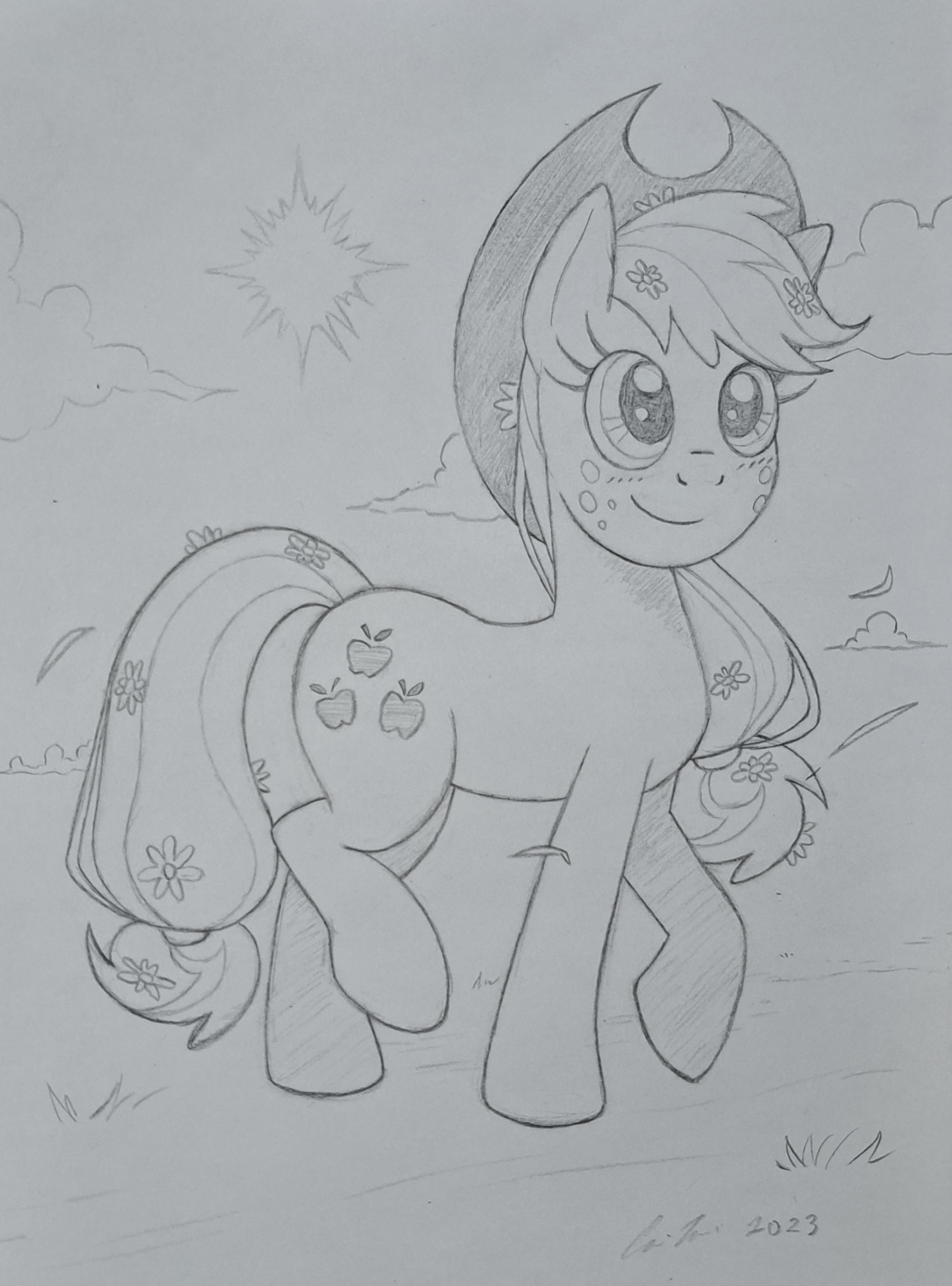 #3247420 - safe, artist:redapropos, applejack, earth pony, pony, g4 ...