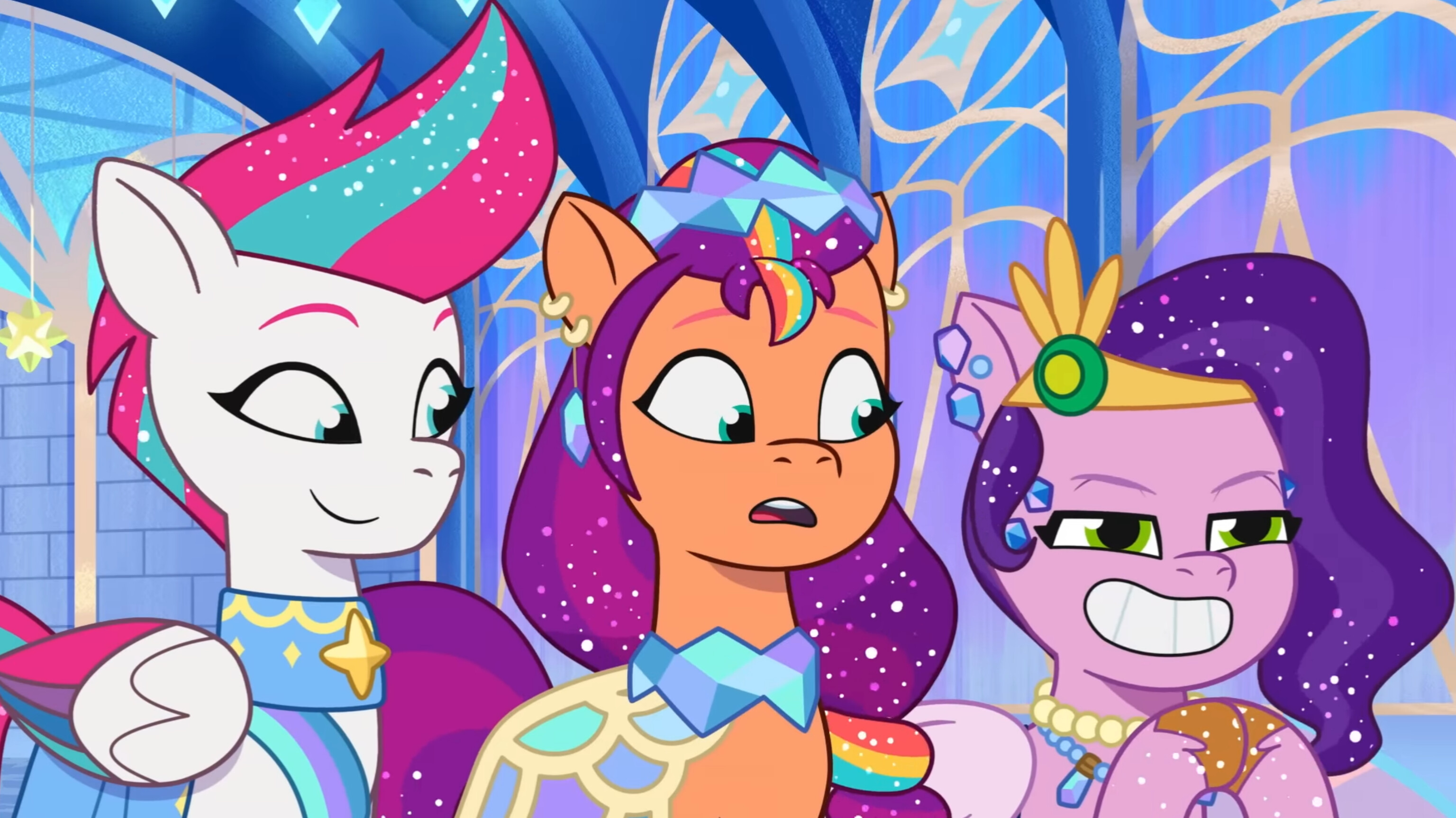 #3247927 - safe, screencap, pipp petals, sunny starscout, zipp storm ...