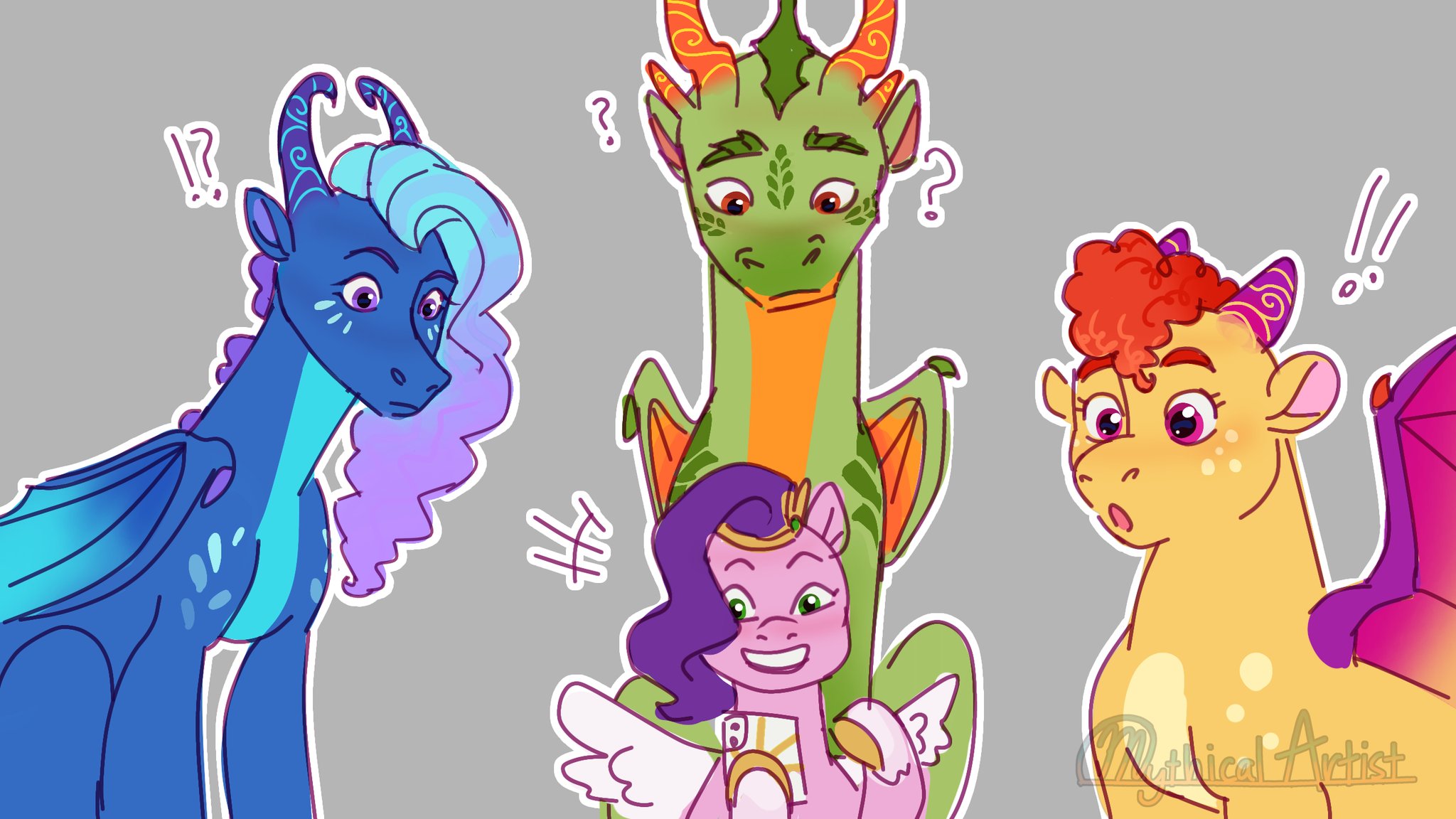 #3248157 - safe, artist:mythical artist, fountain (g5), leaf (g5 ...