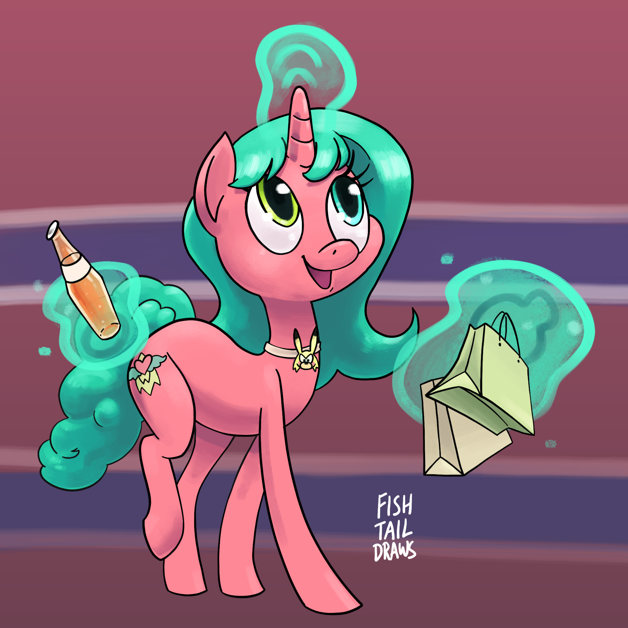 #3248611 - safe, artist:fishtaildraws, oc, oc:miss night star, pony ...