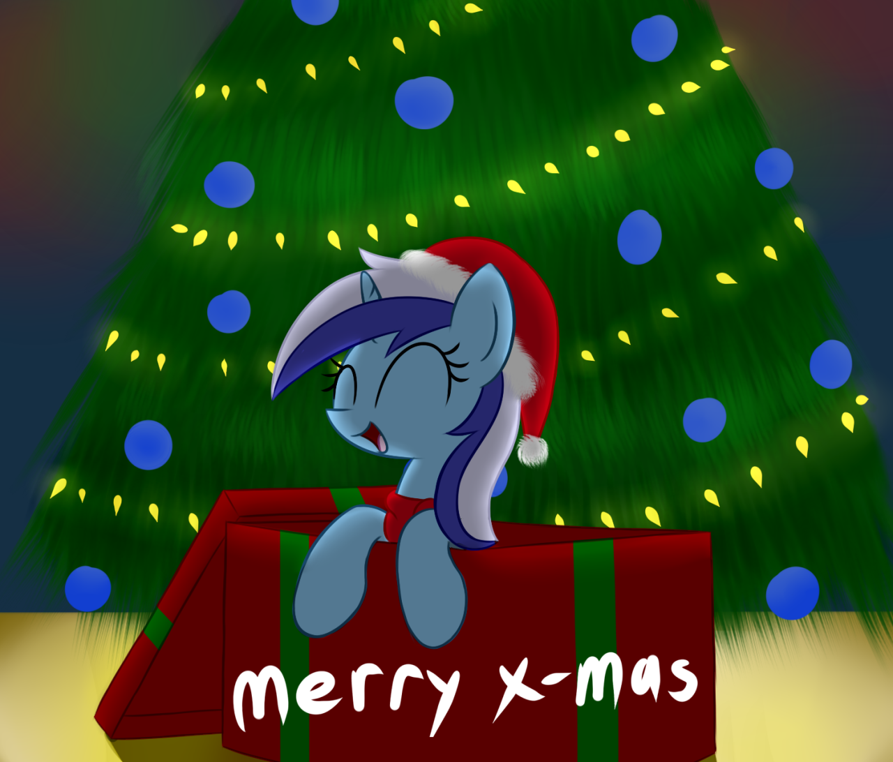 #3250381 - safe, artist:acersiii, minuette, pony, unicorn, g4, box ...