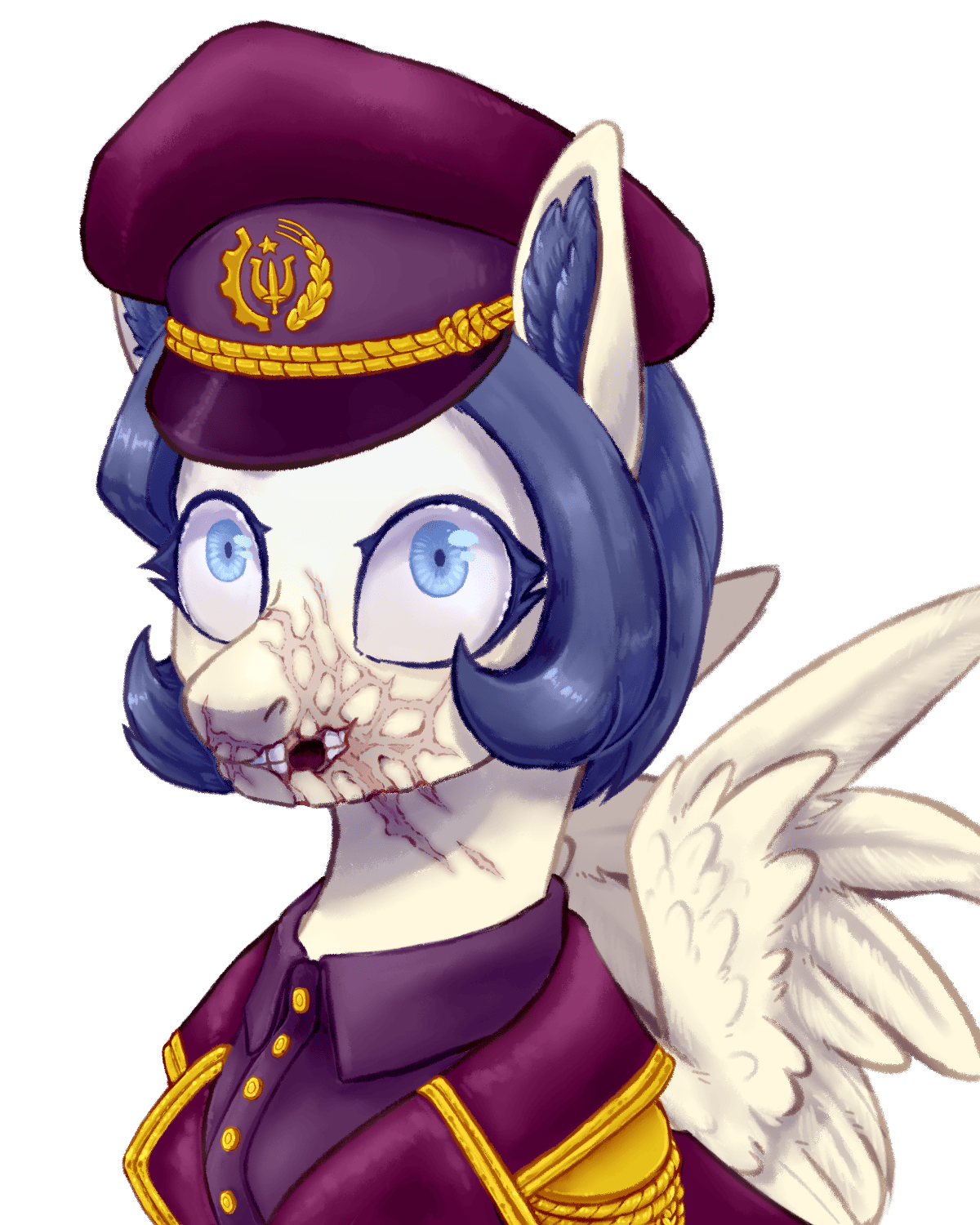 #3232650 - semi-grimdark, artist:mr.catfish, oc, oc only, oc:iris angel, pegasus, pony, eaw ...