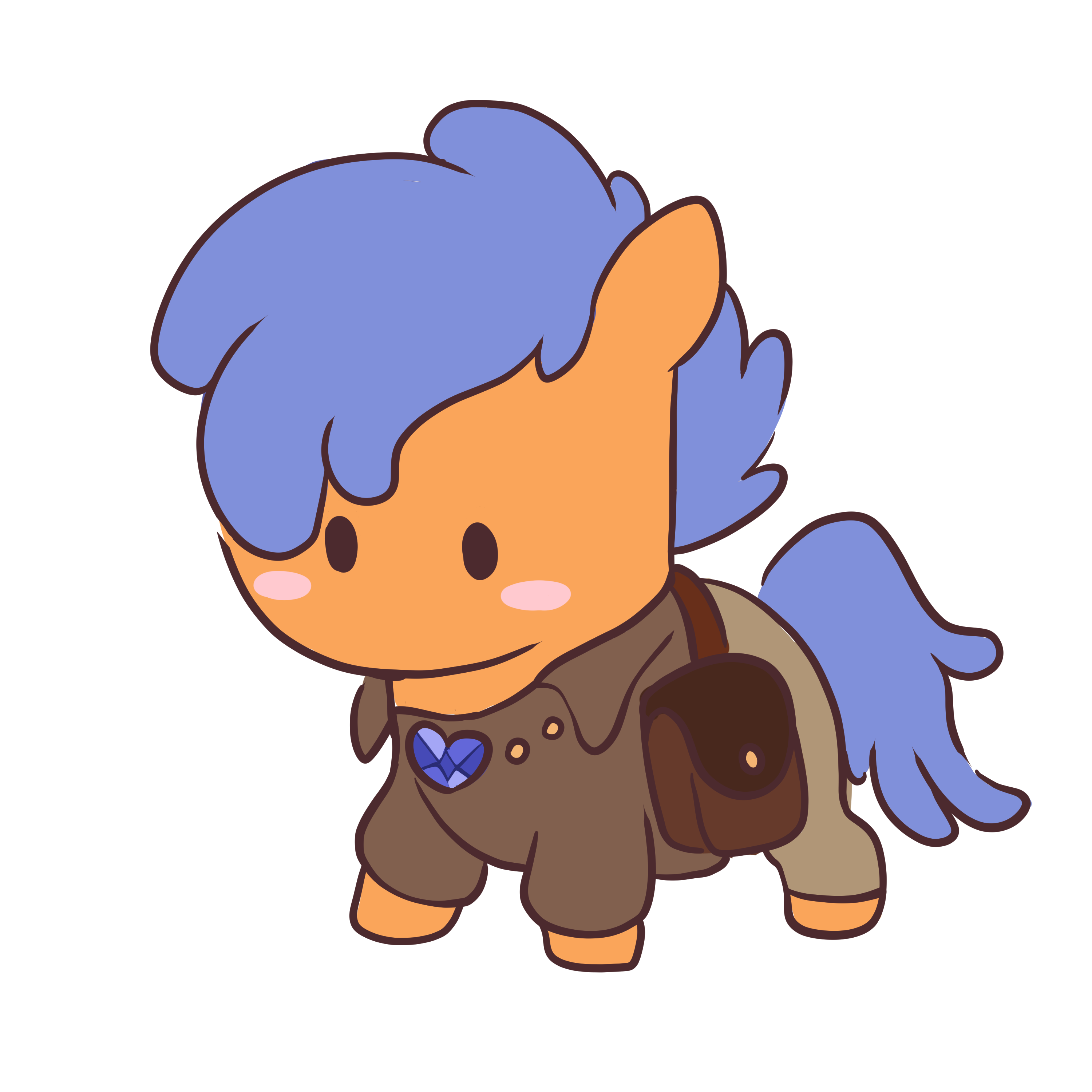 #3232886 - safe, artist:roxymadn3ss, oc, oc only, earth pony, chibi ...