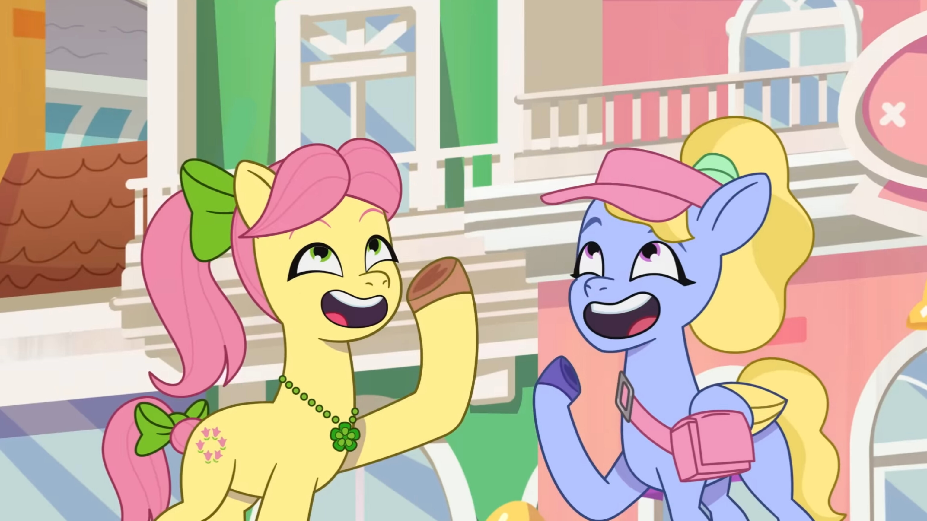 #3234027 - safe, screencap, fifi (g5), posey bloom, earth pony, pegasus, pony, g5, my little ...