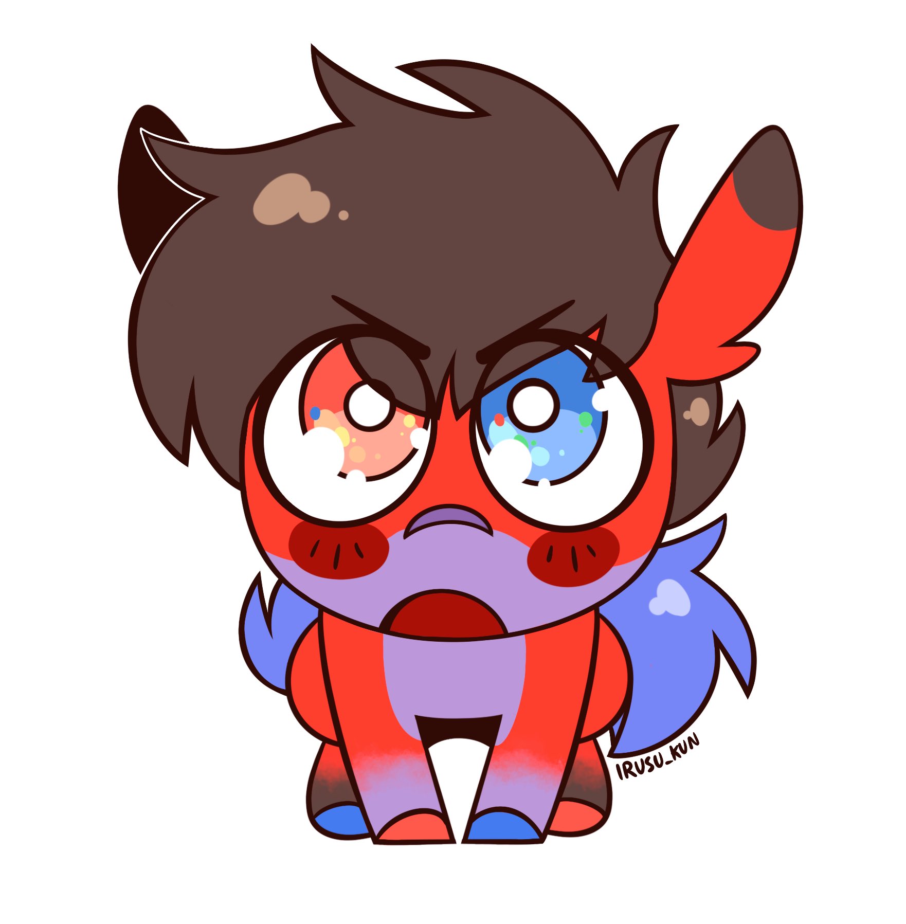 #3234613 - safe, artist:lrusu, oc, oc only, oc:lilithowl, pony, angry ...