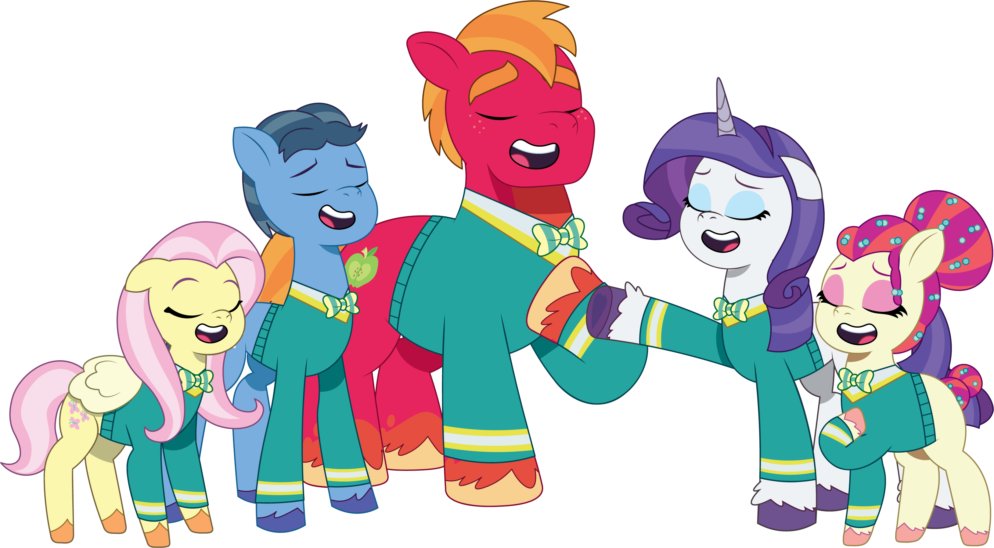 #3235043 - safe, artist:prixy05, big macintosh, fluttershy, rarity, toe ...