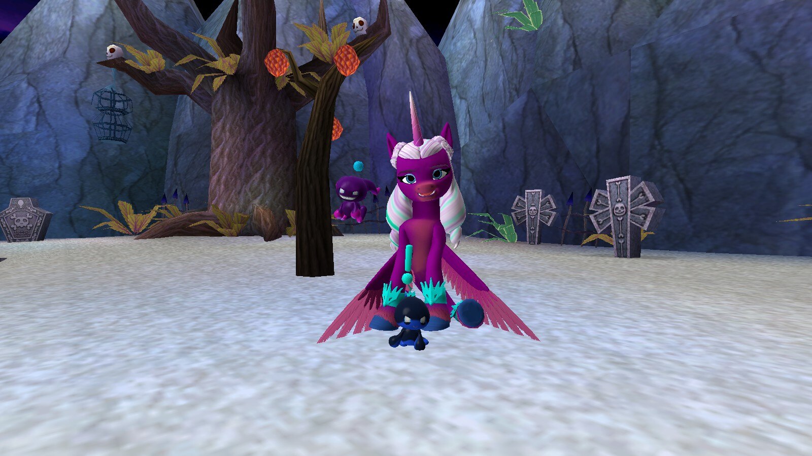 #3236546 - safe, artist:captmeezy, opaline arcana, alicorn, chao, pony ...