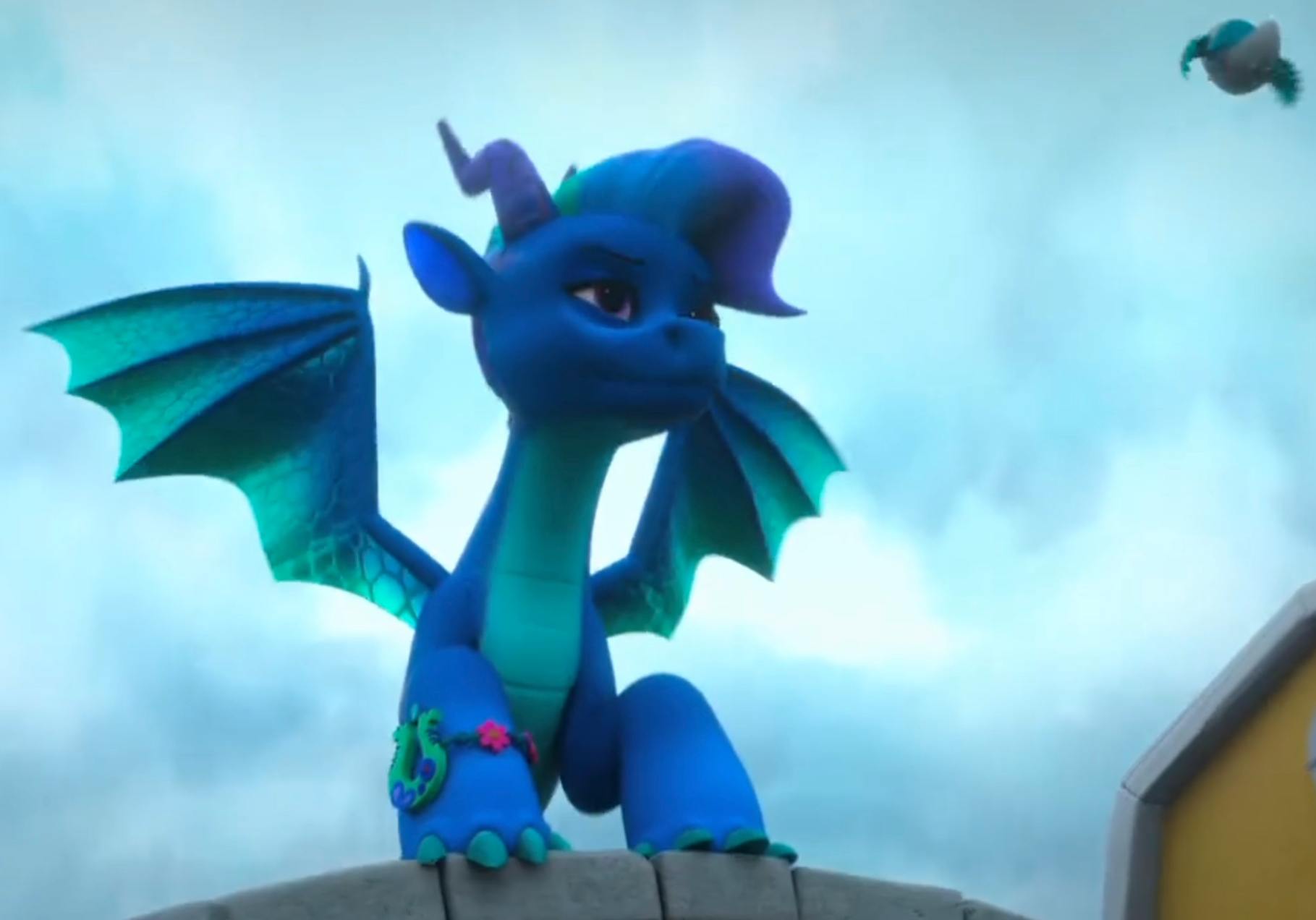 #3252226 - safe, screencap, fountain (g5), dragon, g5, my little pony ...