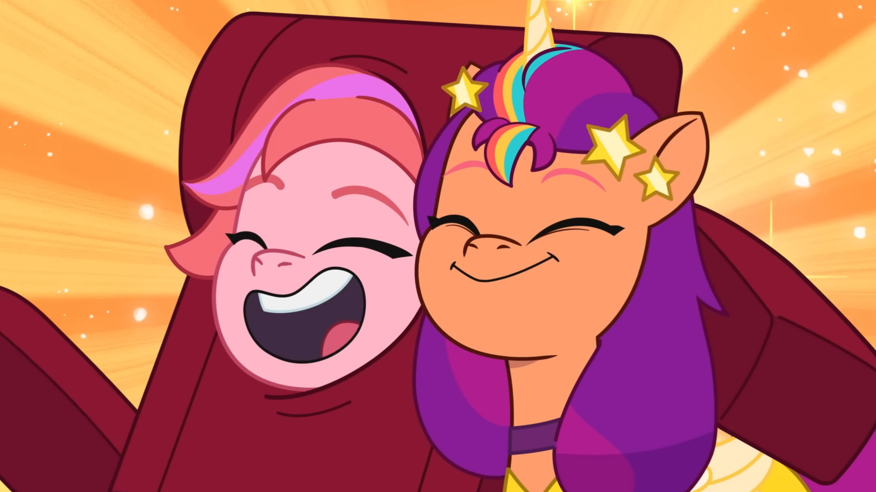 #3258096 - safe, screencap, sunny starscout, windy (g5), alicorn ...