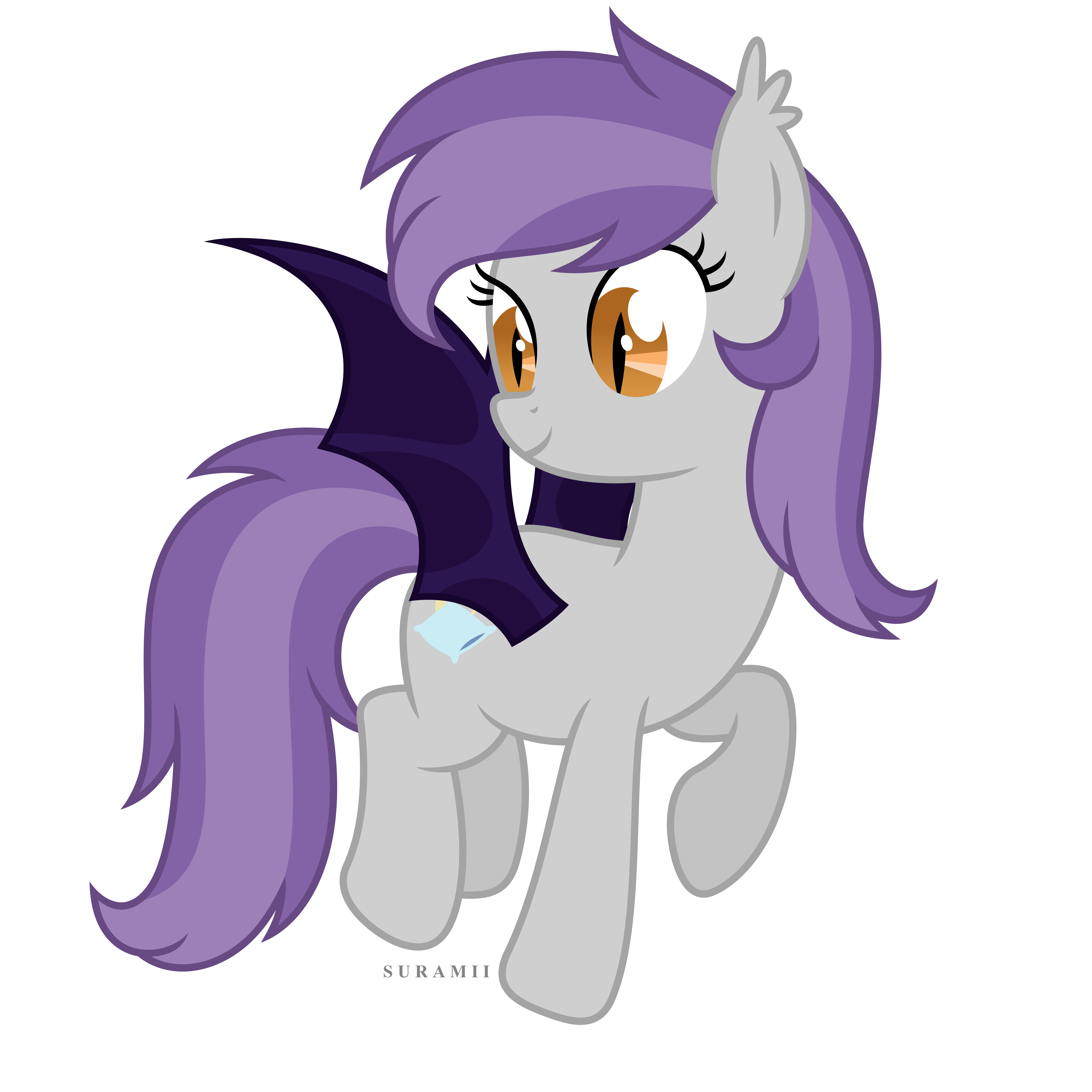 #3258152 - safe, artist:suramii, oc, oc:night dream, bat pony, pony ...